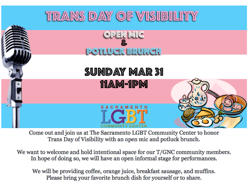 Trans Day of Visibility 2019 - Sacramento LGBT Community Center