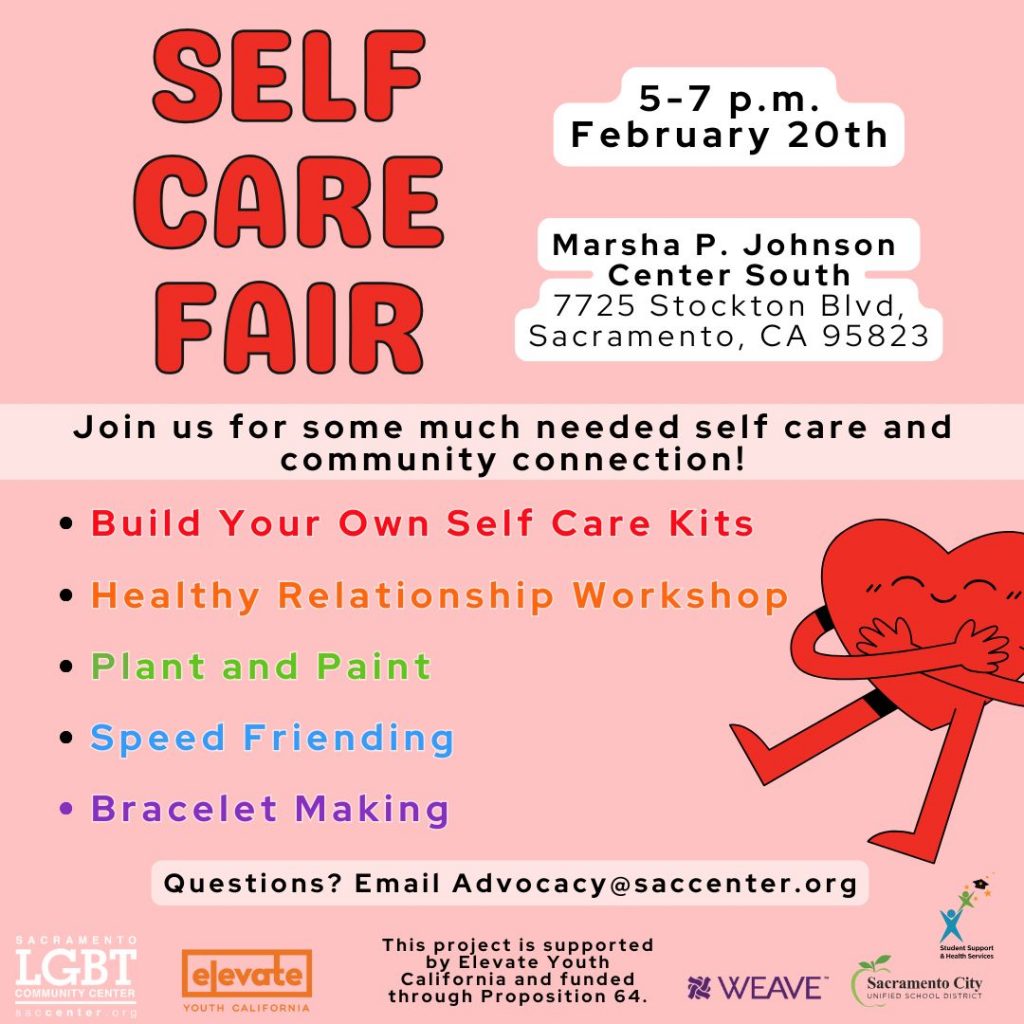 Self-Care Fair - Sacramento LGBT Community Center